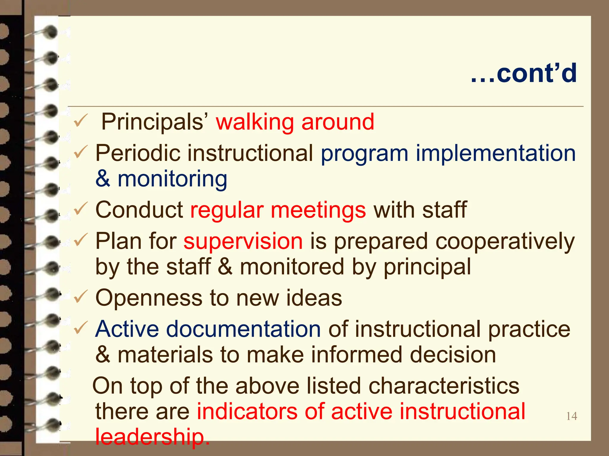 Instructional Leadership (1).ppt based on school leadership | PPT