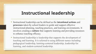 Instructional Leadership and Program Evaluation (1).pptx