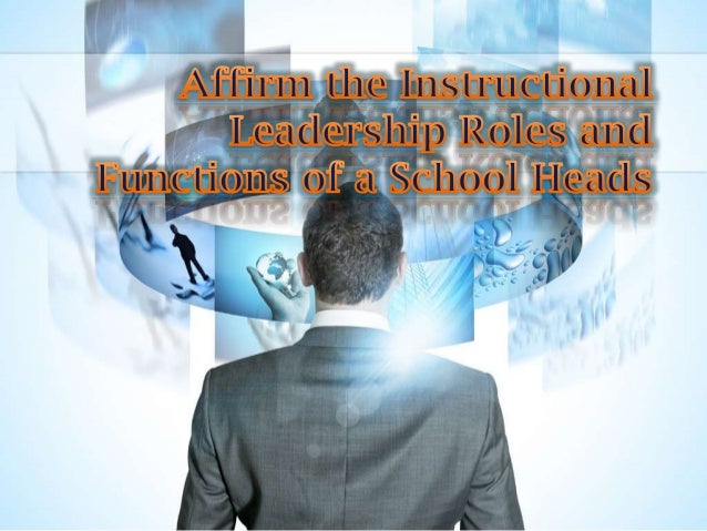 Instructional leadership domains