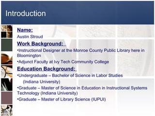 The Life of an Instructional Librarian | PPT
