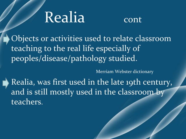 Instructional material- realia and epidiascope | PPTX | Education
