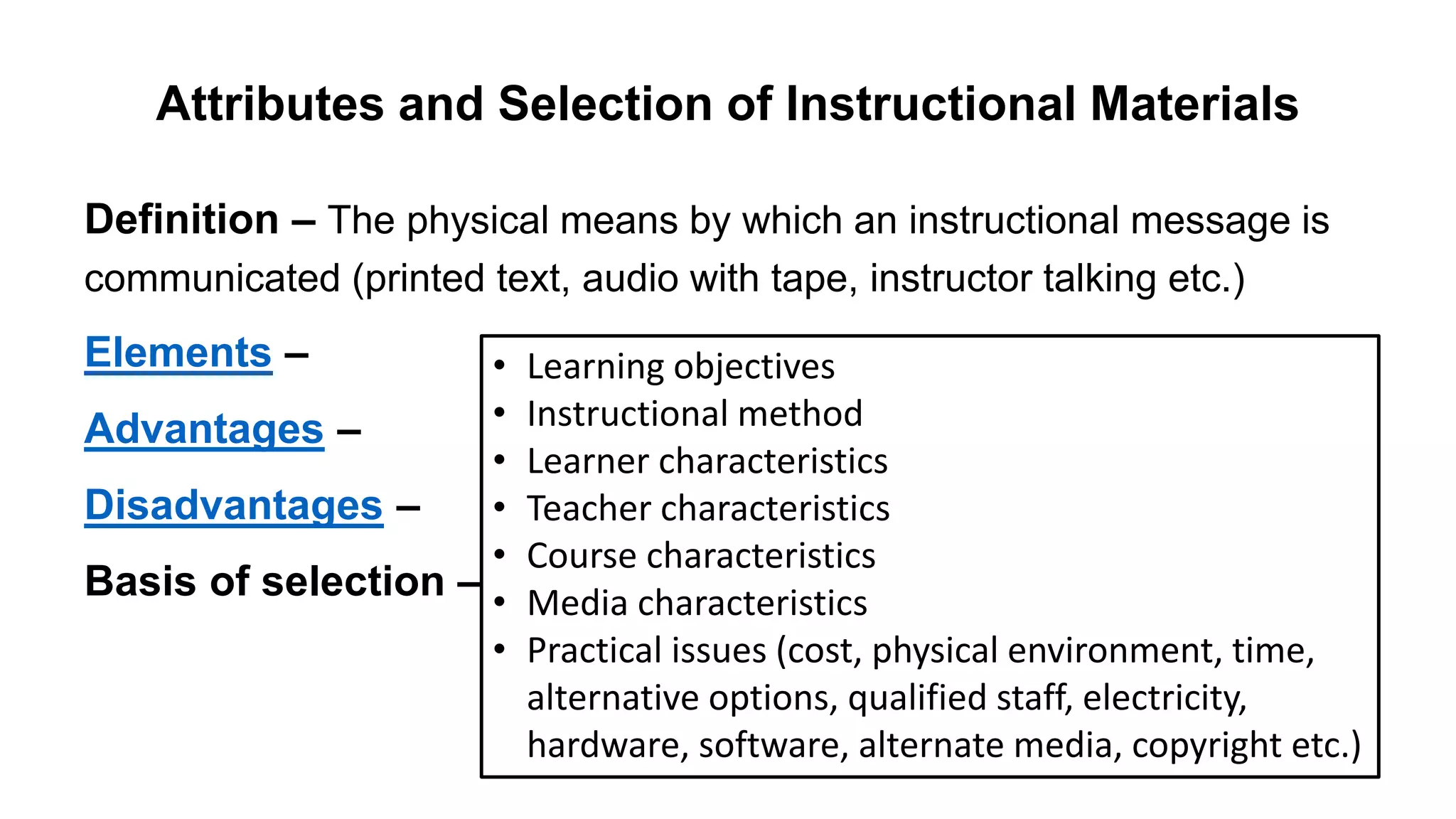 Instructional material development | PDF