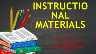 Instructional materials | PPTX