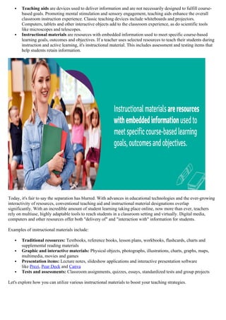 the different kinds ofInstructional Materials.docx