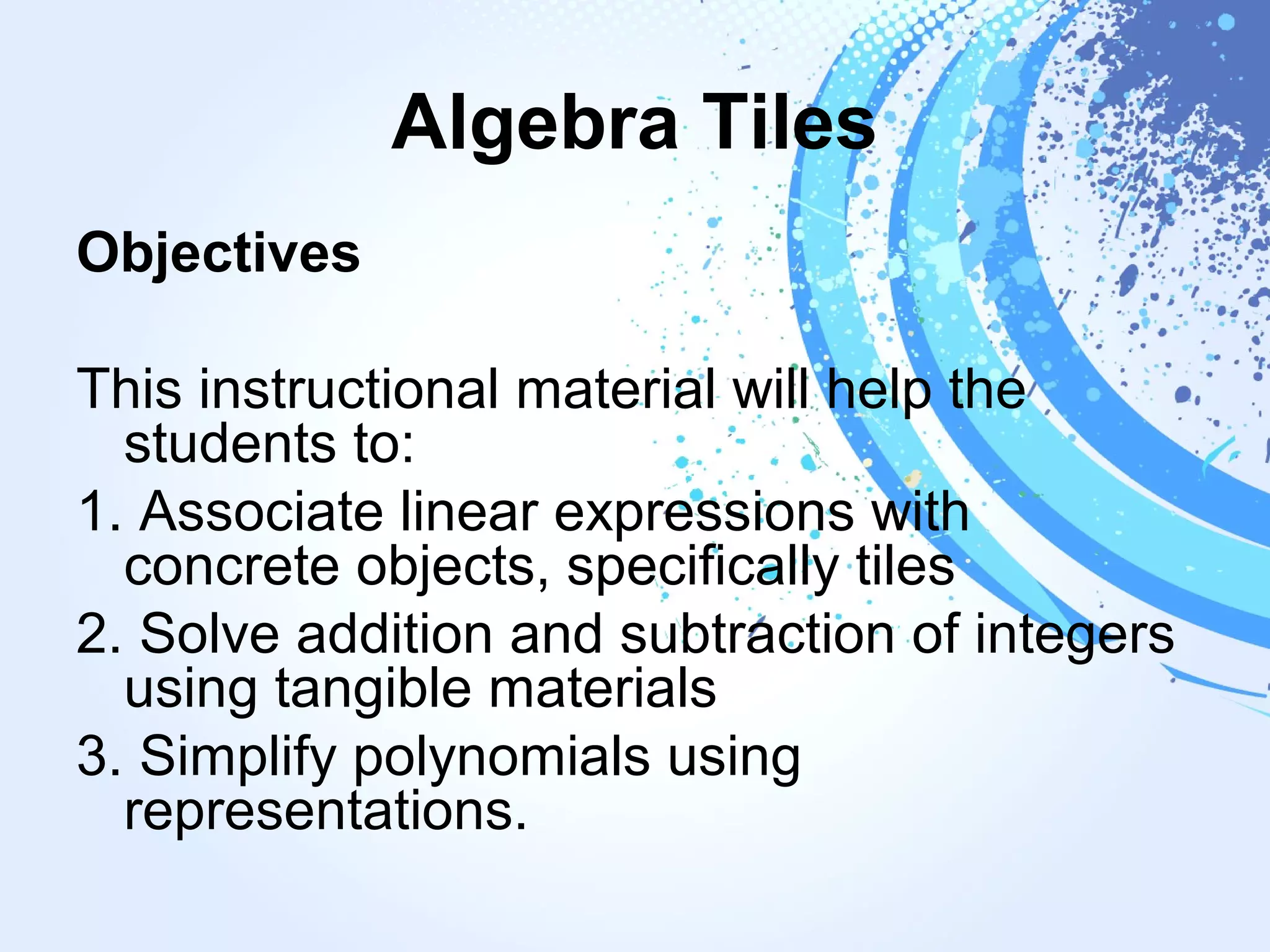 Instructional Materials in Mathematics | PPT