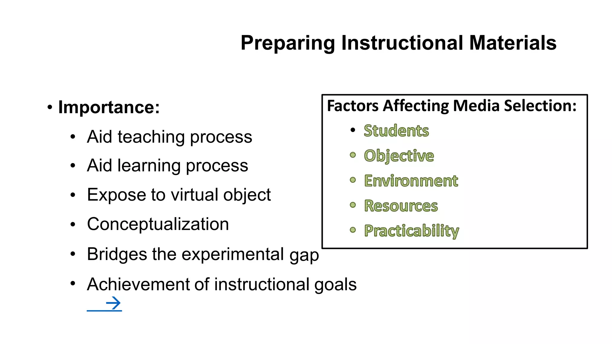 dEVELOPMENT OF Instructional materials and media | PPTX