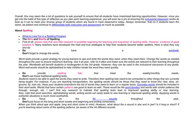 Instructional materials for sped | DOCX