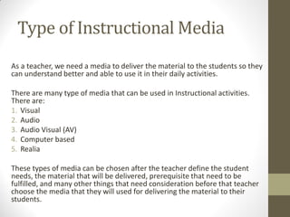 Instructional Media | PDF