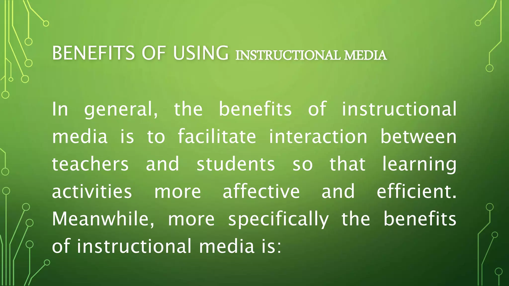 Instructional media | PPTX
