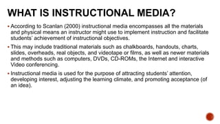 EDUCATIONAL TECHNOLGY - INSTRUCTIONAL MEDIA - (8619 day 4) - AIOU - B.ED