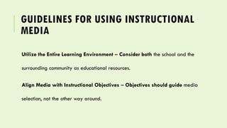 Role of Instructional Media and Methods in Teaching | Occupational ...