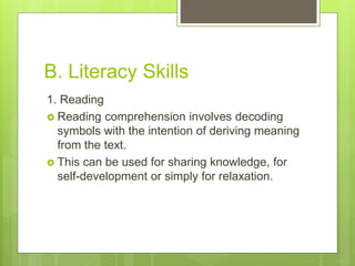 MACRO SKILLS-Instructional media (for activity 14) | PPTX