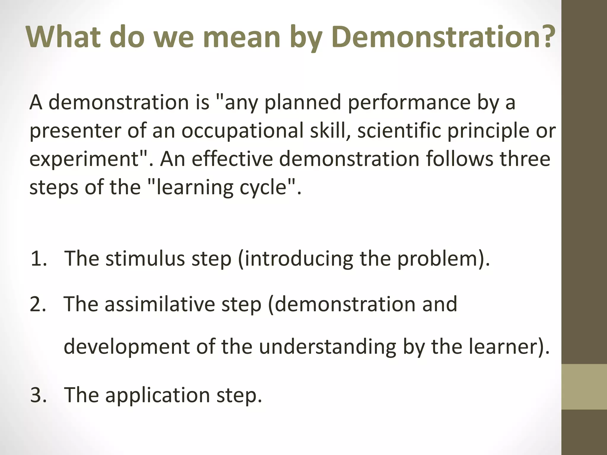 Instructional media group 4 demonstration | PPTX | Educational ...