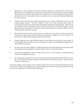 Instructional methods | PDF | Homework and Study | Education