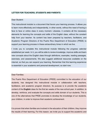 Module 6th grade | PDF