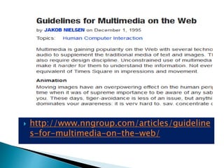 Instructional multimedia web based | PPTX | Technology & Computing