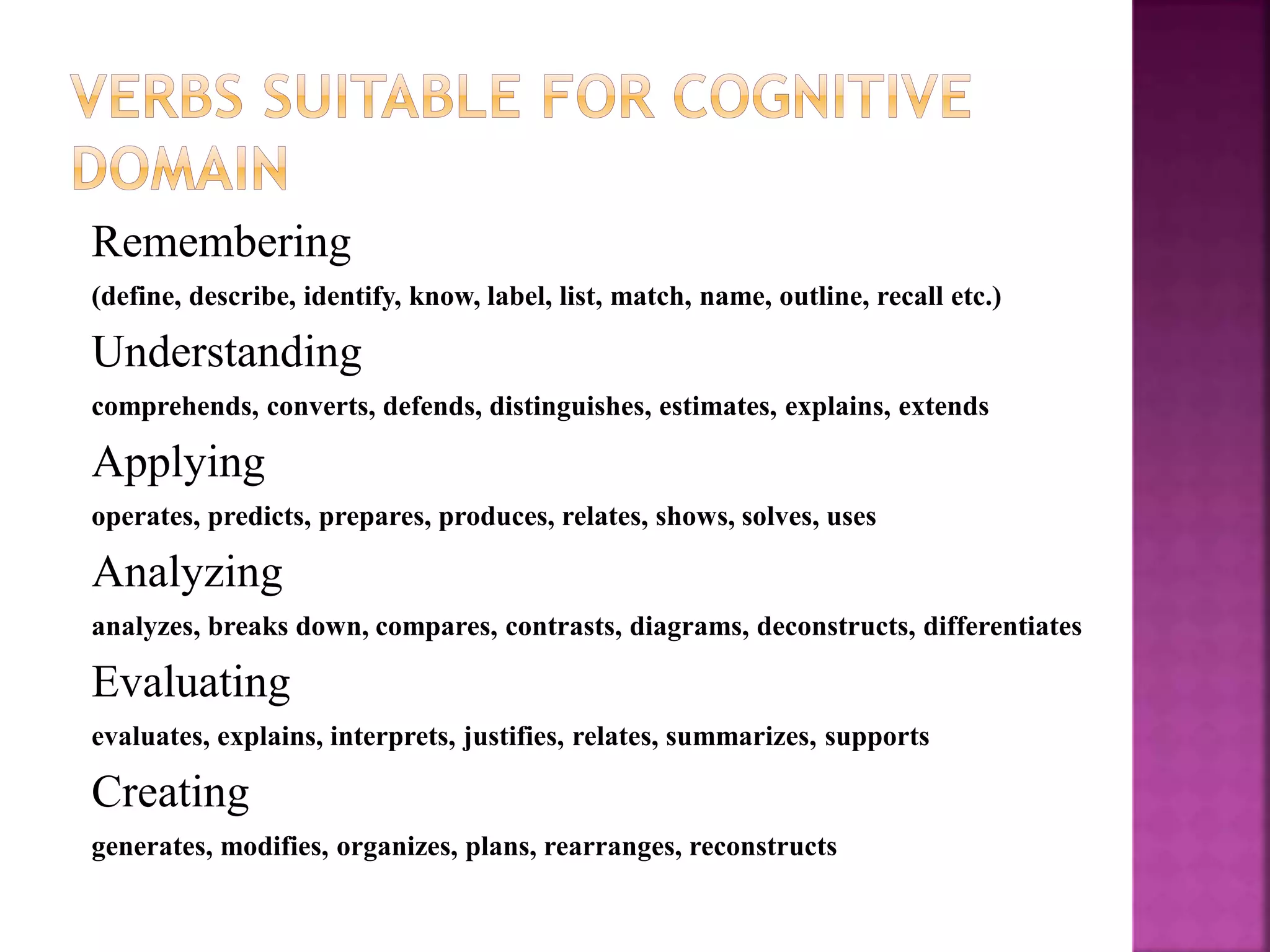 Instructional objectives | PPTX