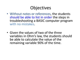 Instructional objectives ppt. | PPTX