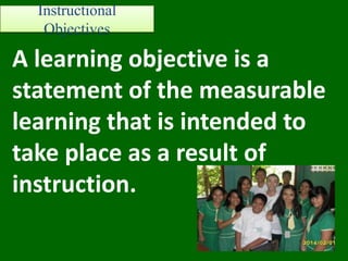 Instructional objectives ppt. | PPTX