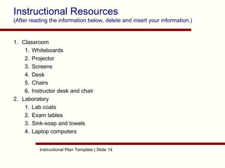 Instructional plan final | PPT