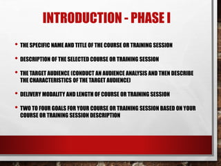 Instructional Plan and Presentation | PPT