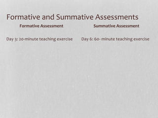 Instructional Plan Presentation | PPT