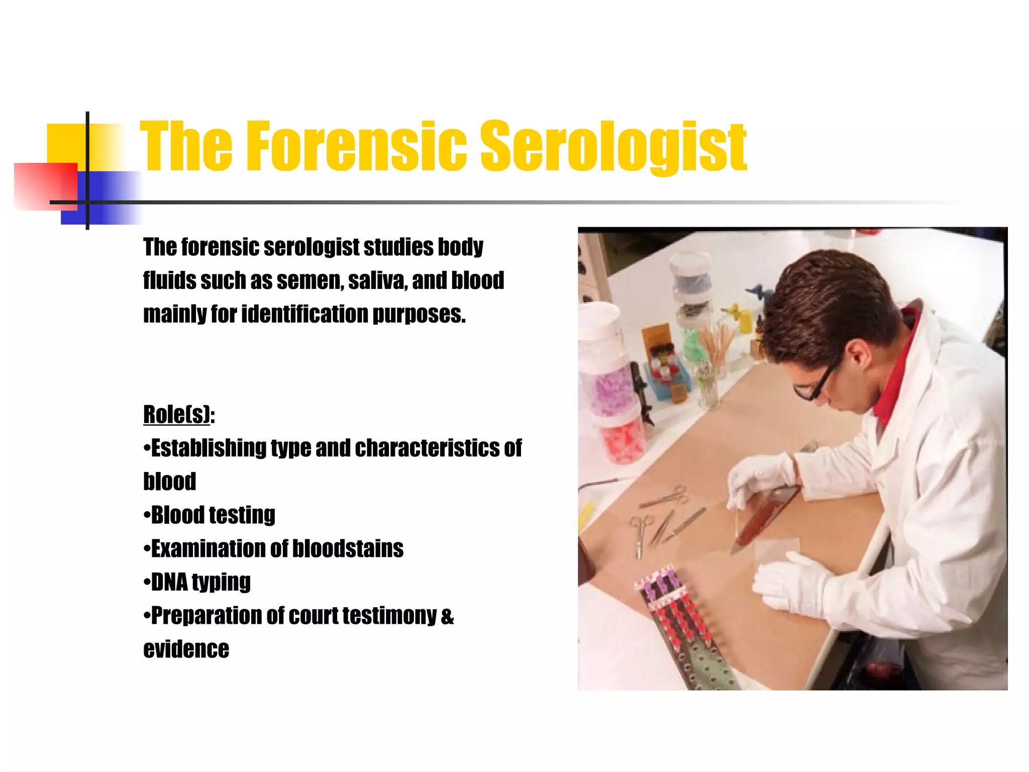 Forensic Serology: BLOOD | PPT