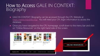Gale In Context: Biography - A Ready Reference Guide for High School ...