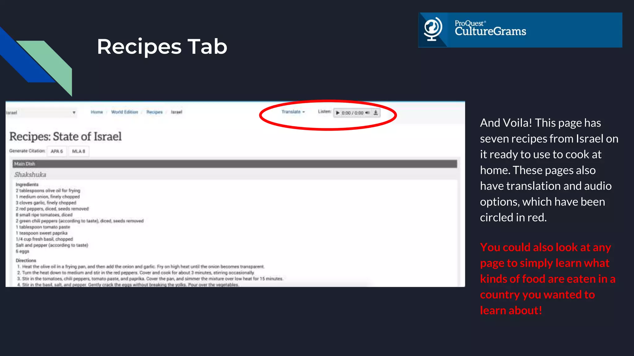 CultureGrams: World Edition | PPT