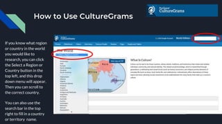 CultureGrams: World Edition | PPT