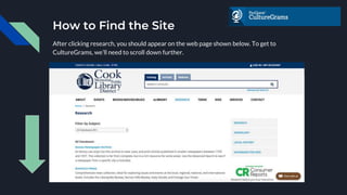 CultureGrams: World Edition | PPT