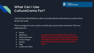 CultureGrams: World Edition | PPT