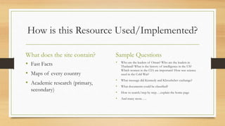 CIA Library Presentation | PPTX
