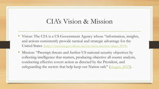 CIA Library Presentation | PPT