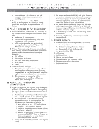 Instructional rating course uspa | PDF