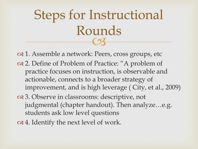 Instructional Rounds | PPTX