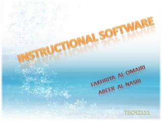 Instructional software | PPT | Education