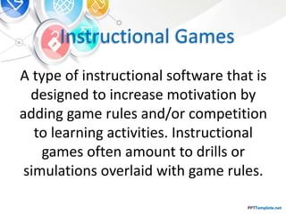 Instructional Software for Classroom Use | PPTX