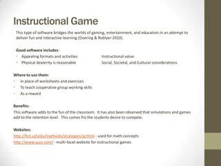 Instructional Software Presentation | PPT