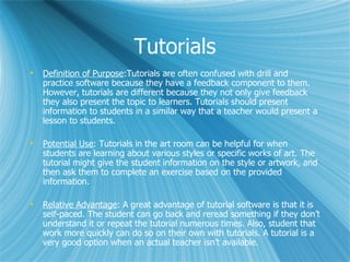 M. Brown-edtech 541 Instructional software presentation | PPT