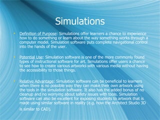 M. Brown-edtech 541 Instructional software presentation | PPT