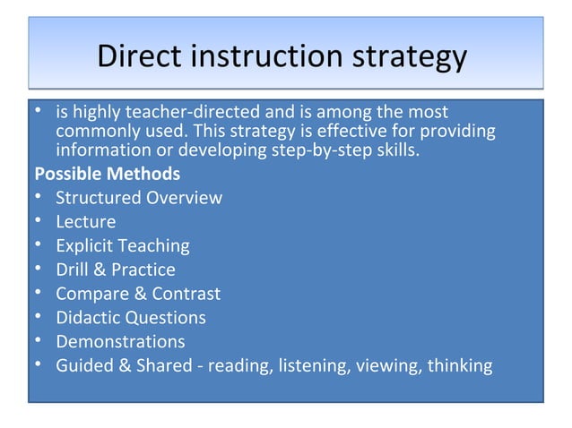 Instructional Strategies | PPT