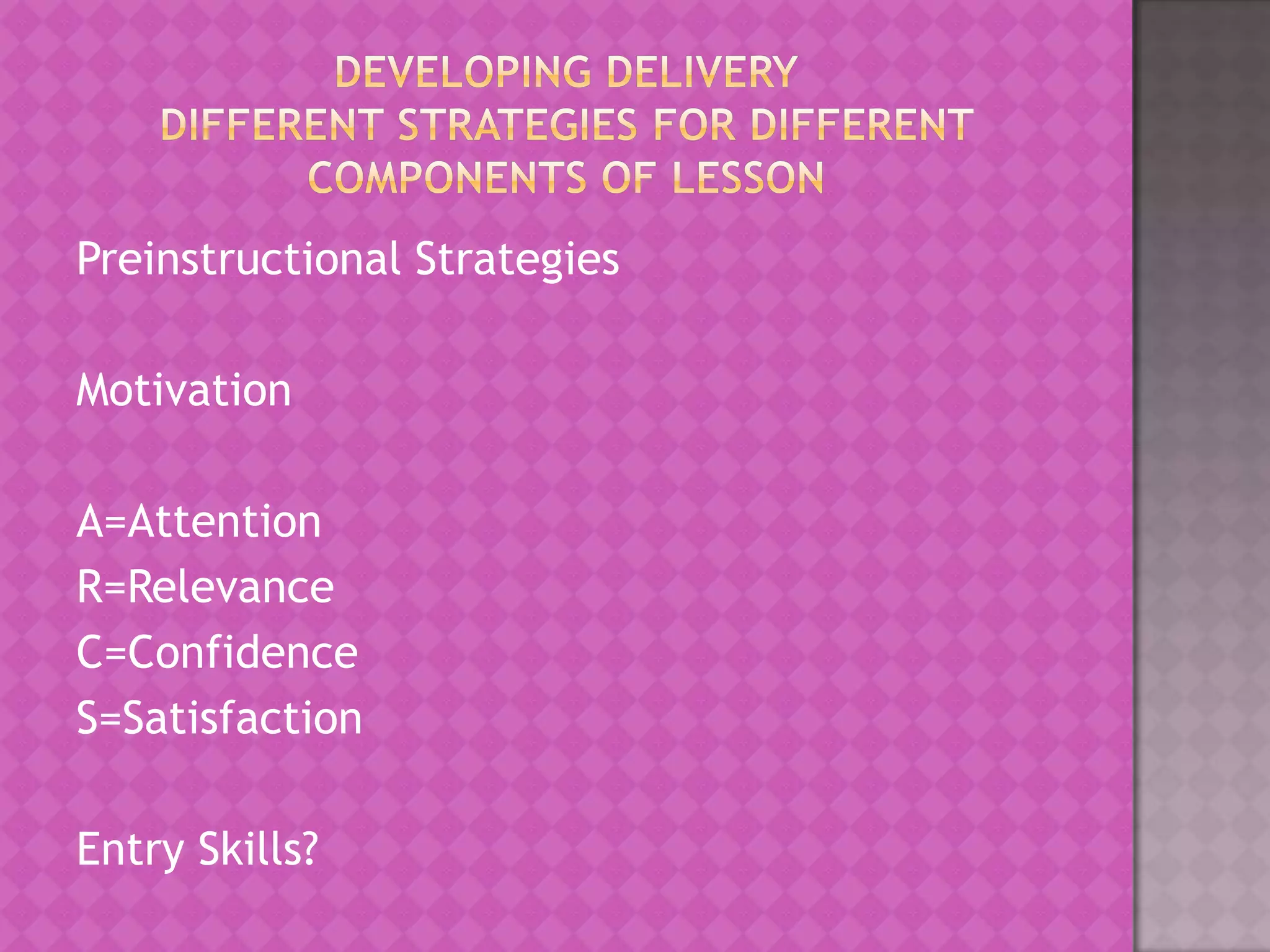 Instructional strategies | PPT
