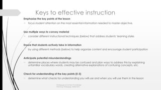 Instructional strategies | PDF