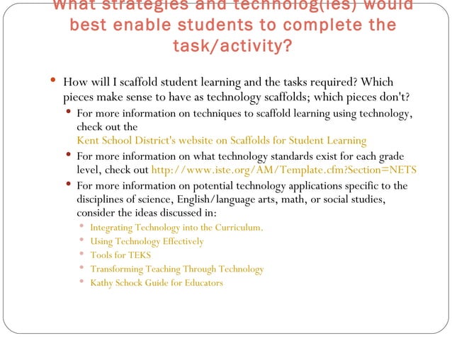Instructional Strategies For Technology Integration | PPT | Educational ...