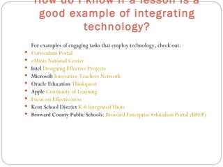 Instructional Strategies For Technology Integration | PPT