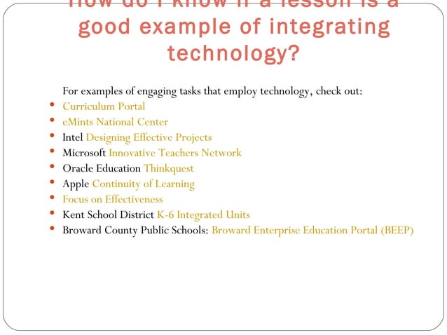 Instructional Strategies For Technology Integration | PPT | Educational ...