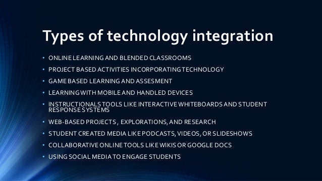 Instructional strategies for technology integration