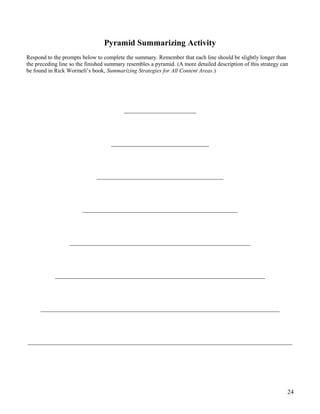 Instructional strategies planner | DOC