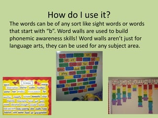 Instructional Strategy: Word Wall | PPT